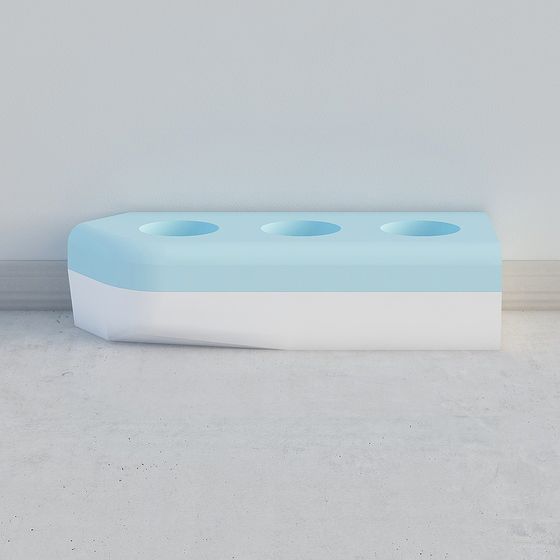 City Light Bench 3D model for Relaxation Spaces