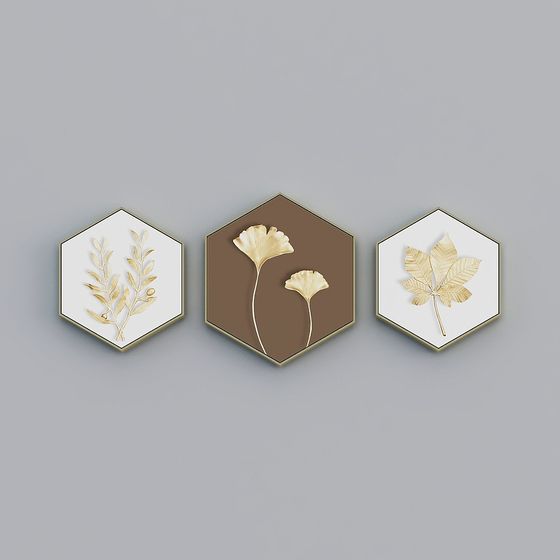 Nature-Inspired Hexagonal Leaf 3D Model