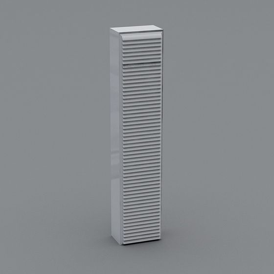 Futuristic Urban Ventilation Tower 3D Model