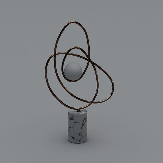 Elegant Geometric 3D Model for Creative Projects