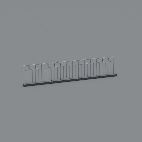 Stylish Urban Barrier 3D model