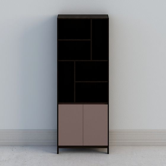 City Bookshelf 3D model for Modern Spaces