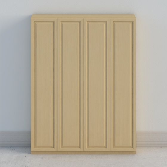 Classic Panel Door 3D model