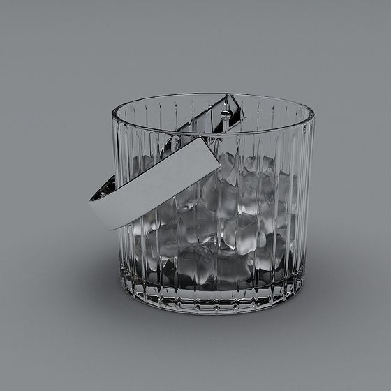 Stylish Ice Bucket 3D model for Modern Interiors