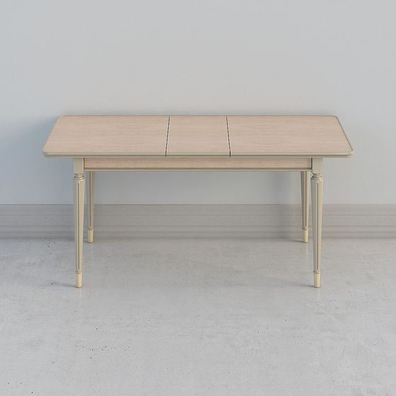 Stylish Expandable Dining Table 3D model