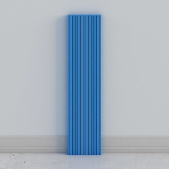 Low-Poly Futuristic Wall Panel 3D model