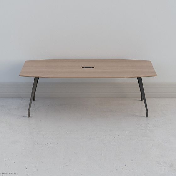Streamlined Conference Table 3D model