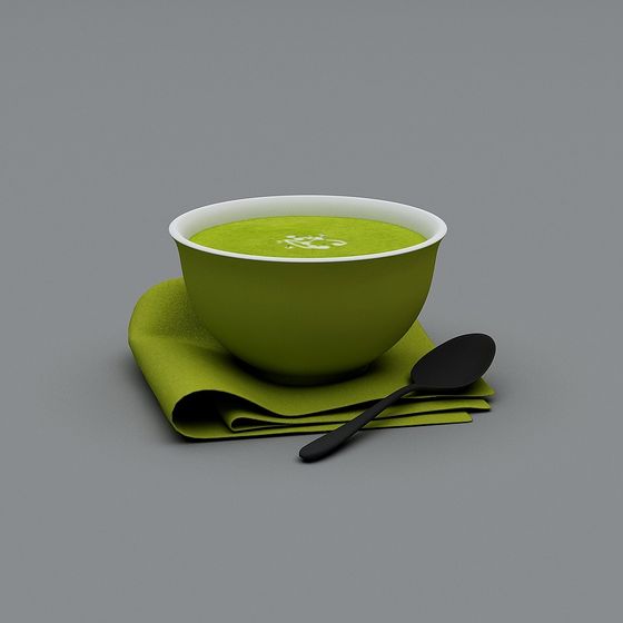 Matcha Moment 3D model for Creative Projects