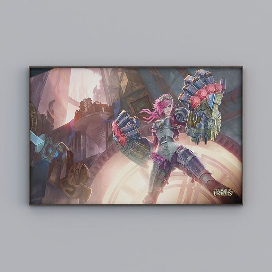 Low Poly High Detail Vi Model 3D model