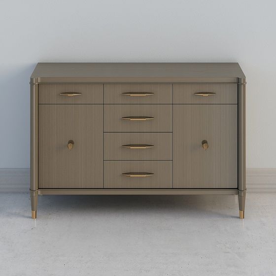 Classic Storage Cabinet 3D model