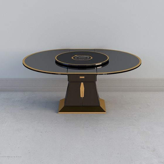 Urban Luxury Round Table 3D model