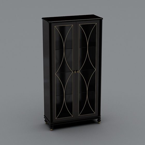Elegant Showcase 3D model for Modern Design