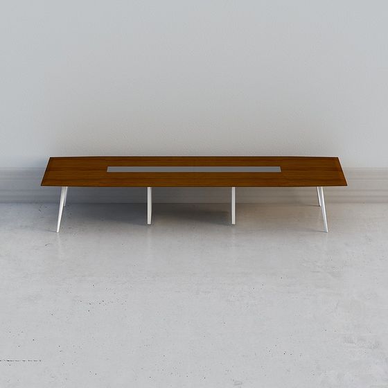 Urban Bench 3D model for Contemporary Spaces