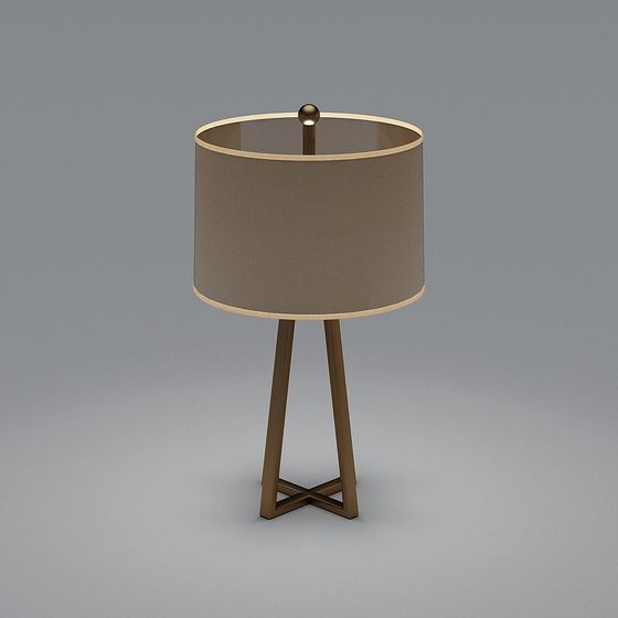 Modern Low-Poly Table Lamp 3D model