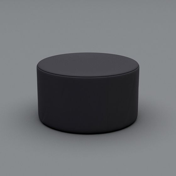 Modern Minimalist Round Cylinder 3D model