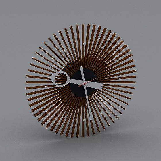 Sunlight 3D Clock Model for Creative Projects