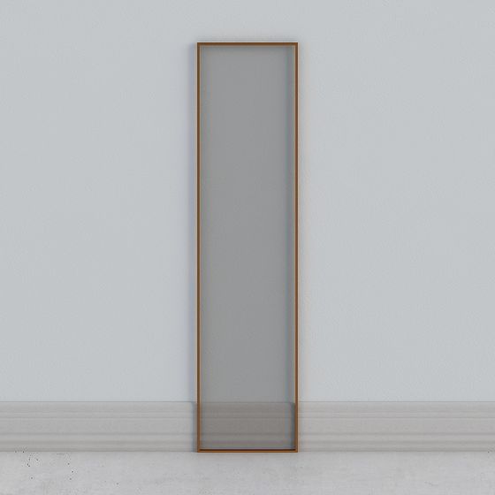 Minimalist Low-Poly Mirror 3D model