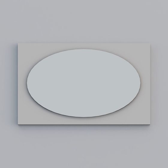 Elegant Oval Window Trim 3D model