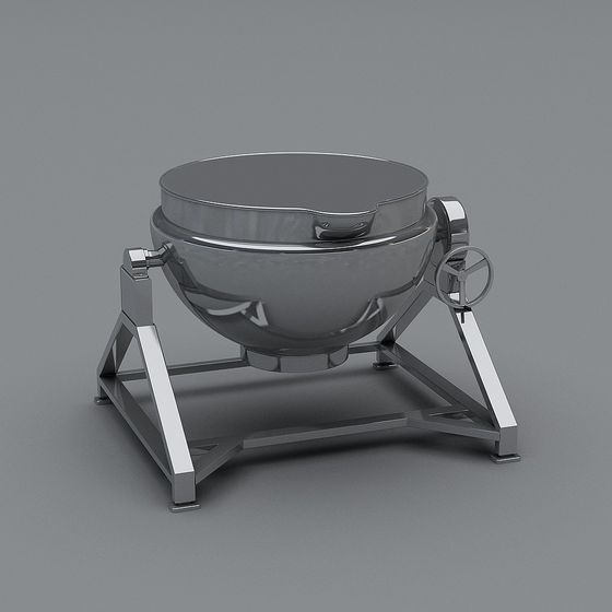 Industrial Aesthetic Low-Poly Blender 3D model