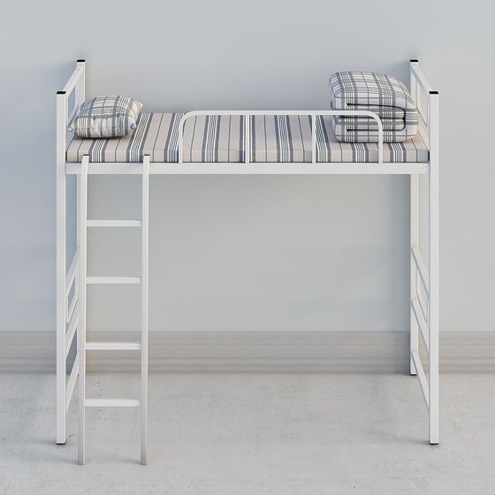Modern Loft Bed 3D model