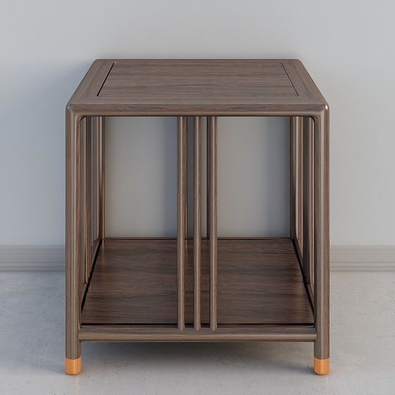 Urban Corner Side Table 3D model for Modern Interiors
