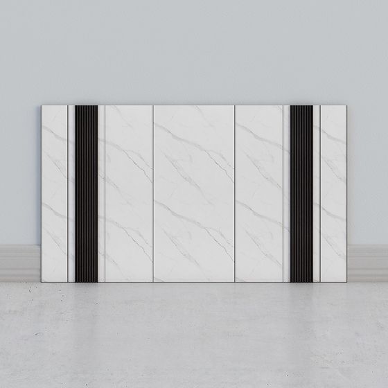 Elegant Marble Panel 3D Model – Low-Poly Modern Design