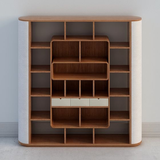 Modular Bookshelf 3D model
