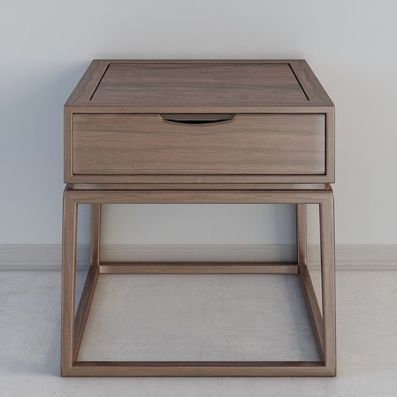 Urban Corner Side Table 3D model for Modern Spaces