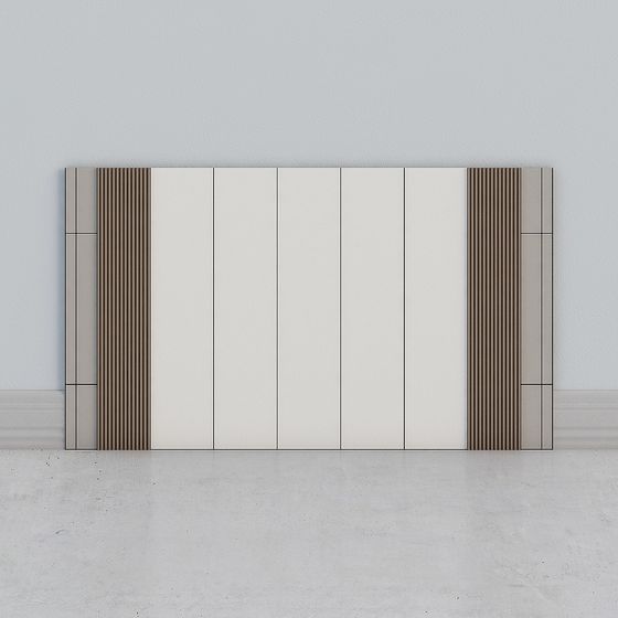 Modern Striped Screen 3D model