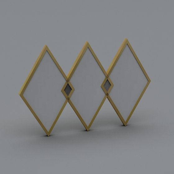 Diamond Frame 3D model for Modern Design