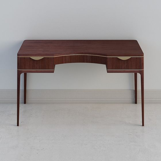 Elegant Retro-Modern Writing Desk 3D model