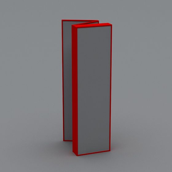 Origami Art Door 3D model