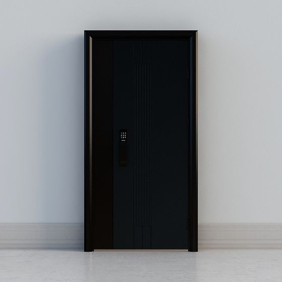 Urban Gate 3D model - Modern Low-Poly Design