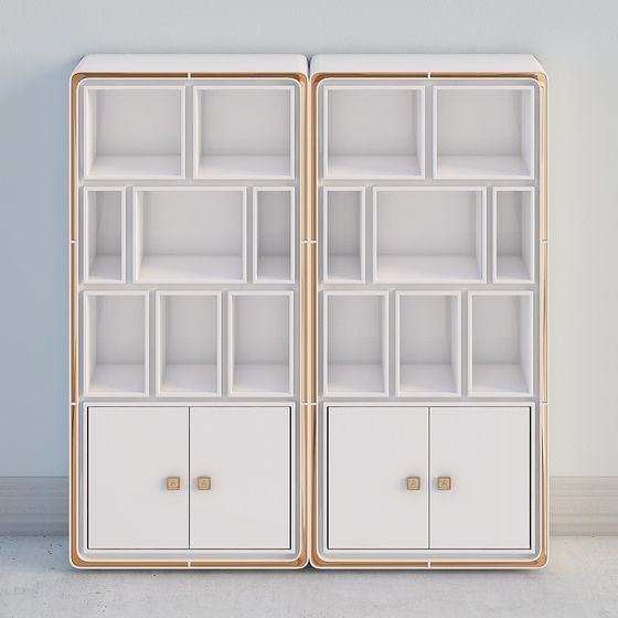 Modular Storage Cabinet 3D model