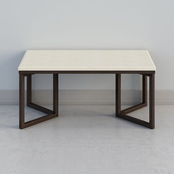 Urban Style Dining Table 3D Model for Contemporary Spaces