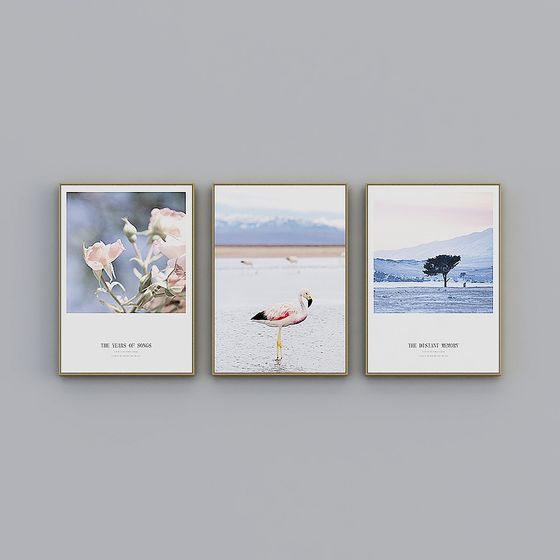 Nature-Themed 3D Model Collection for Various Uses