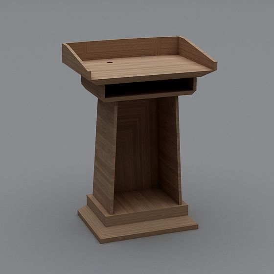Elegant Minimalist Podium 3D model