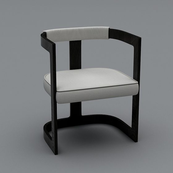 Elegant Urban Chair 3D model for Contemporary Spaces