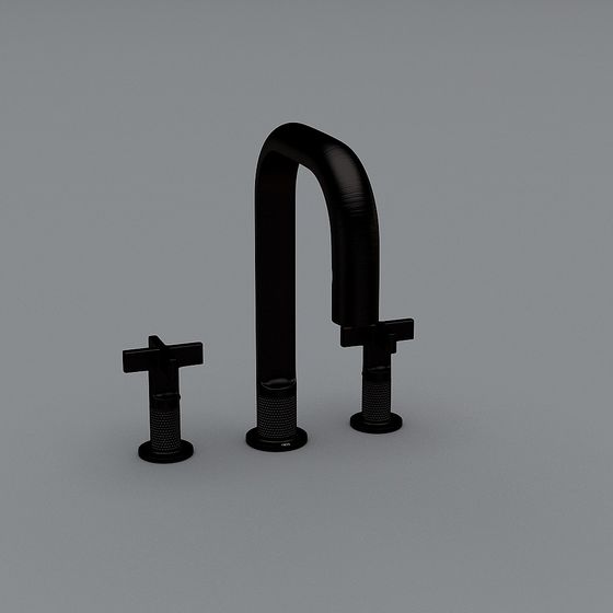 Stylish Low-Poly Faucet 3D Model