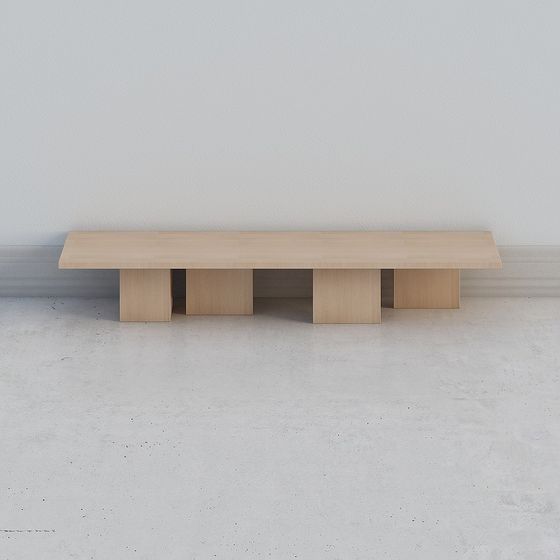 Urban Bench 3D model for Modern Designs