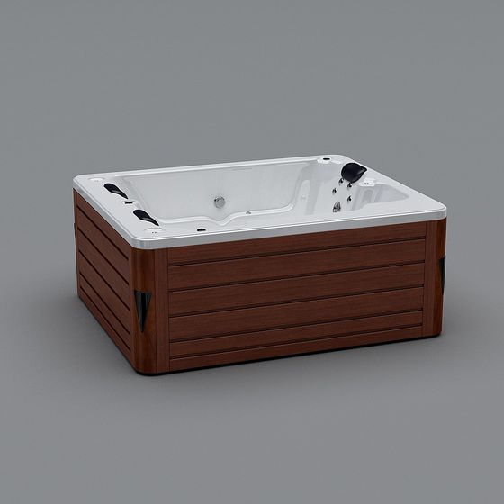 Jacuzzi Spa 3D model for Elegant Designs