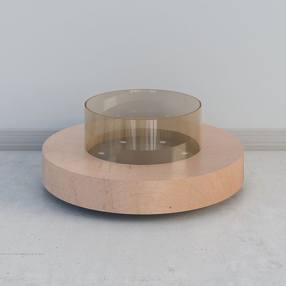Sleek Circular Display Stand 3D model for Creative Projects
