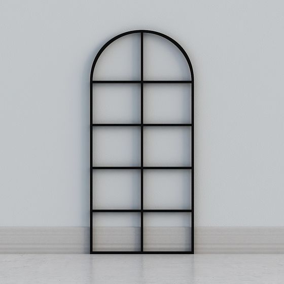 Stylish Arch Window 3D model for Modern Spaces