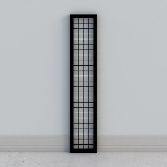 Low Polygon Grid Window 3D model