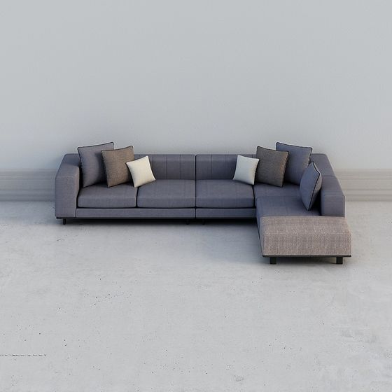 โซฟาอาร์ตชุดโซฟาแบบผสมเรียบง่ายและทันสมัย CX7001-2-L3+R3+Z1+P1