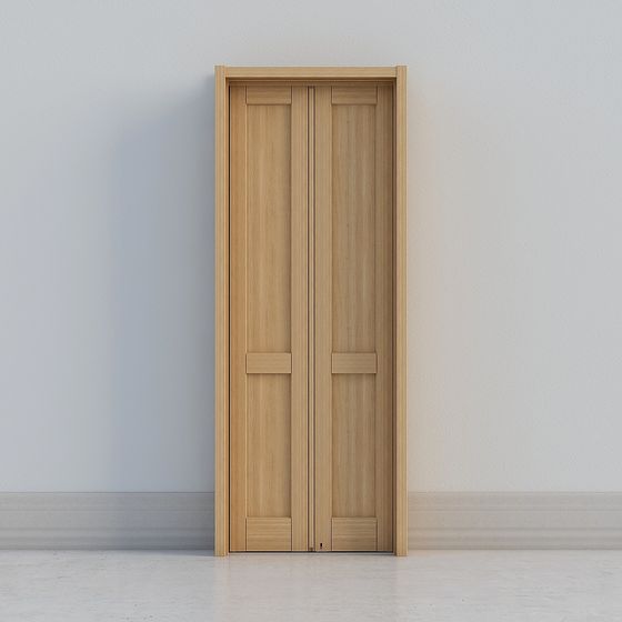 Elegant Low-Poly Door 3D model for Creative Projects