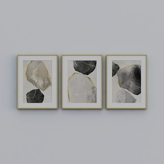 Abstract Rock Frame Series 3D Model for Creative Projects