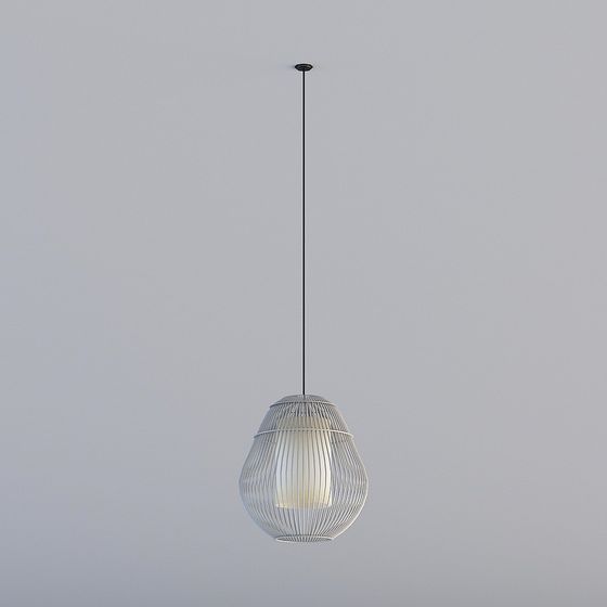 Elegant Hanging Light 3D model for Modern Interiors