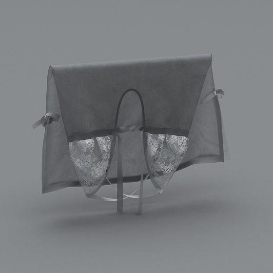 Lace Lingerie Display Stand 3D Model – Intricate Lace Detail