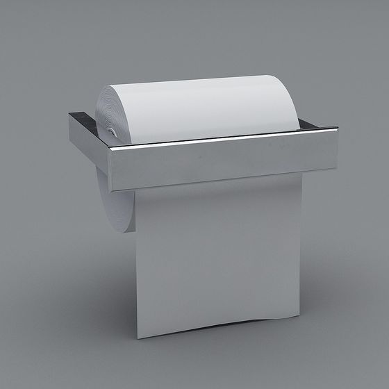 Minimalist Paper Holder 3D model